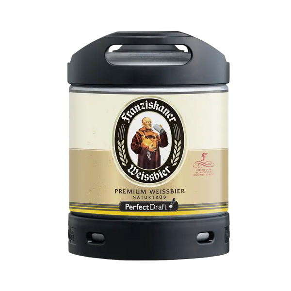 PerfectDraft Franziskaner Weissbier 6L Keg - The Beerhoose