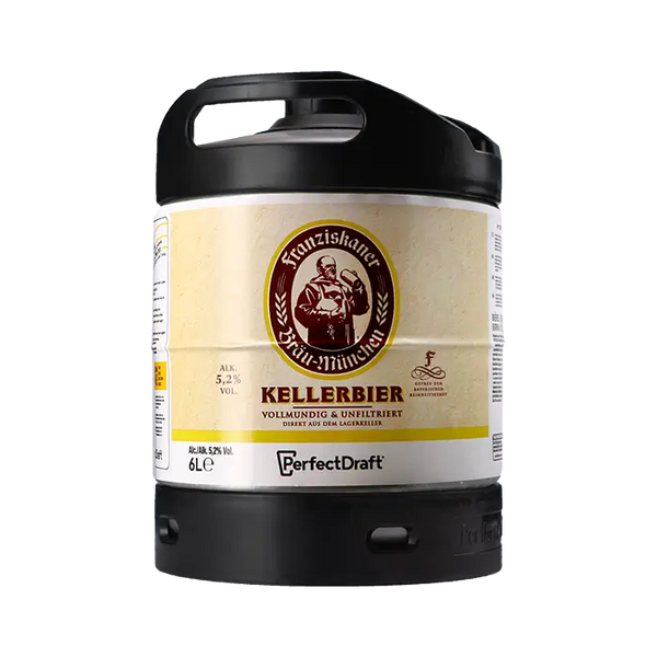 PerfectDraft Franziskaner Kellerbier 6L Keg - The Beerhoose